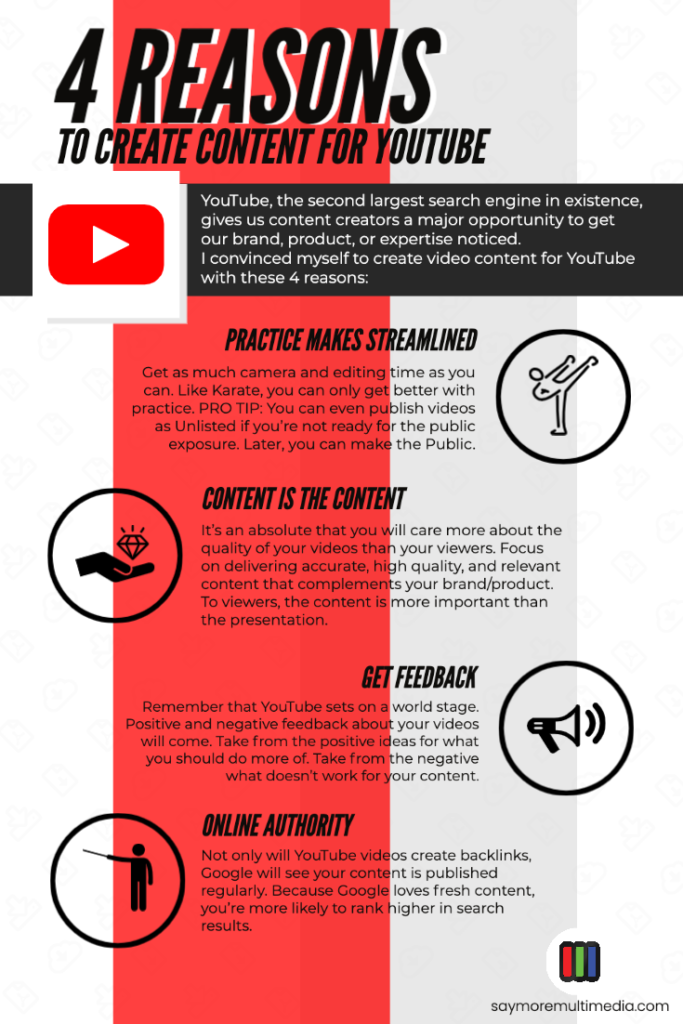 4 Reasons to Create Content for YouTube [Infographic] » Content ...